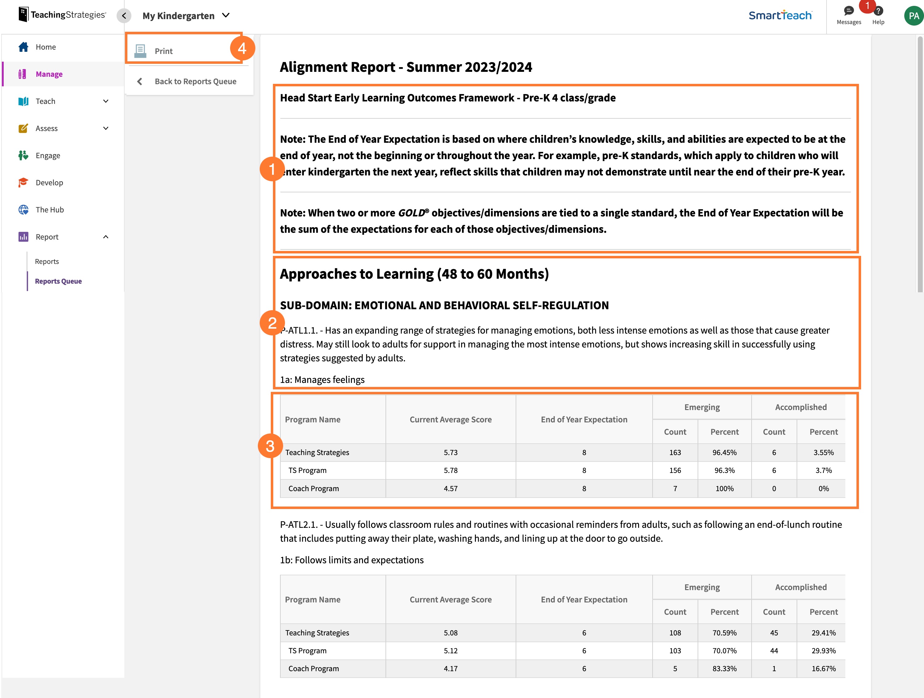 Alignment Report - Teachers
