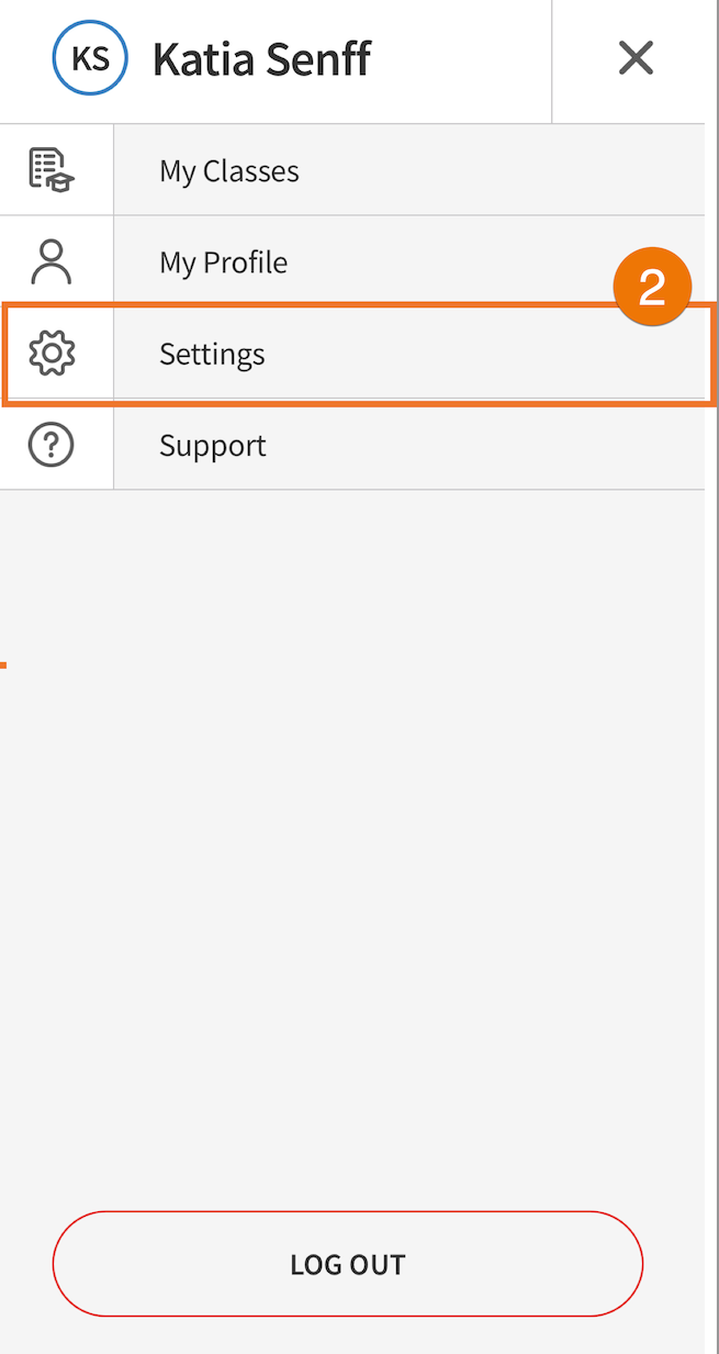 Where do I update my language preferences on the Teaching Strategies ...