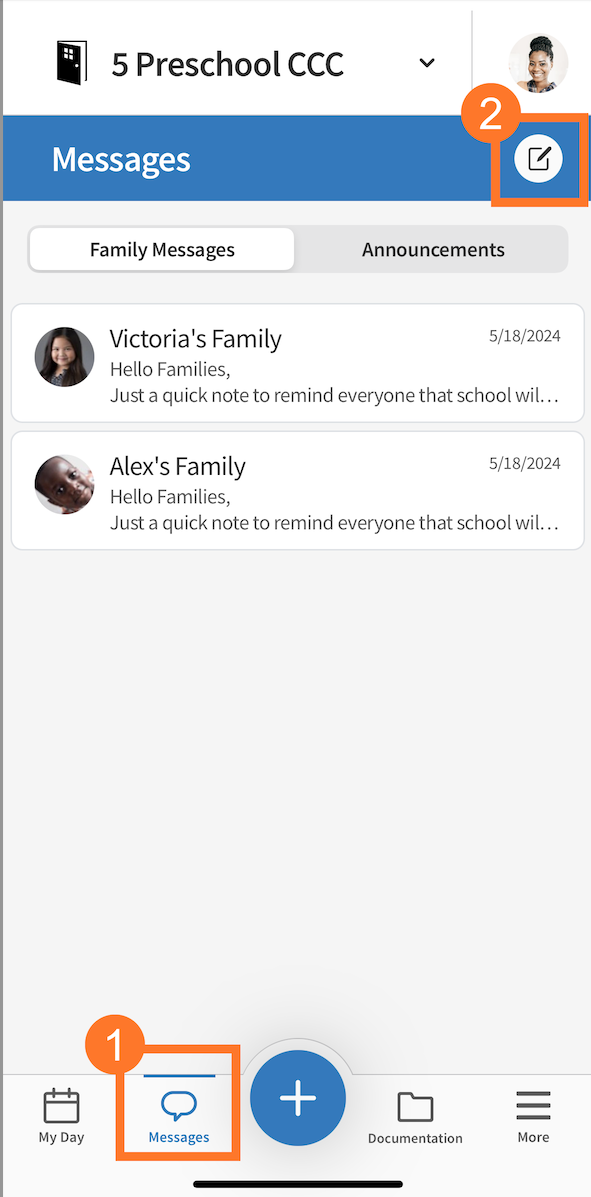 Communicating With Families on the SmartTeach® App
