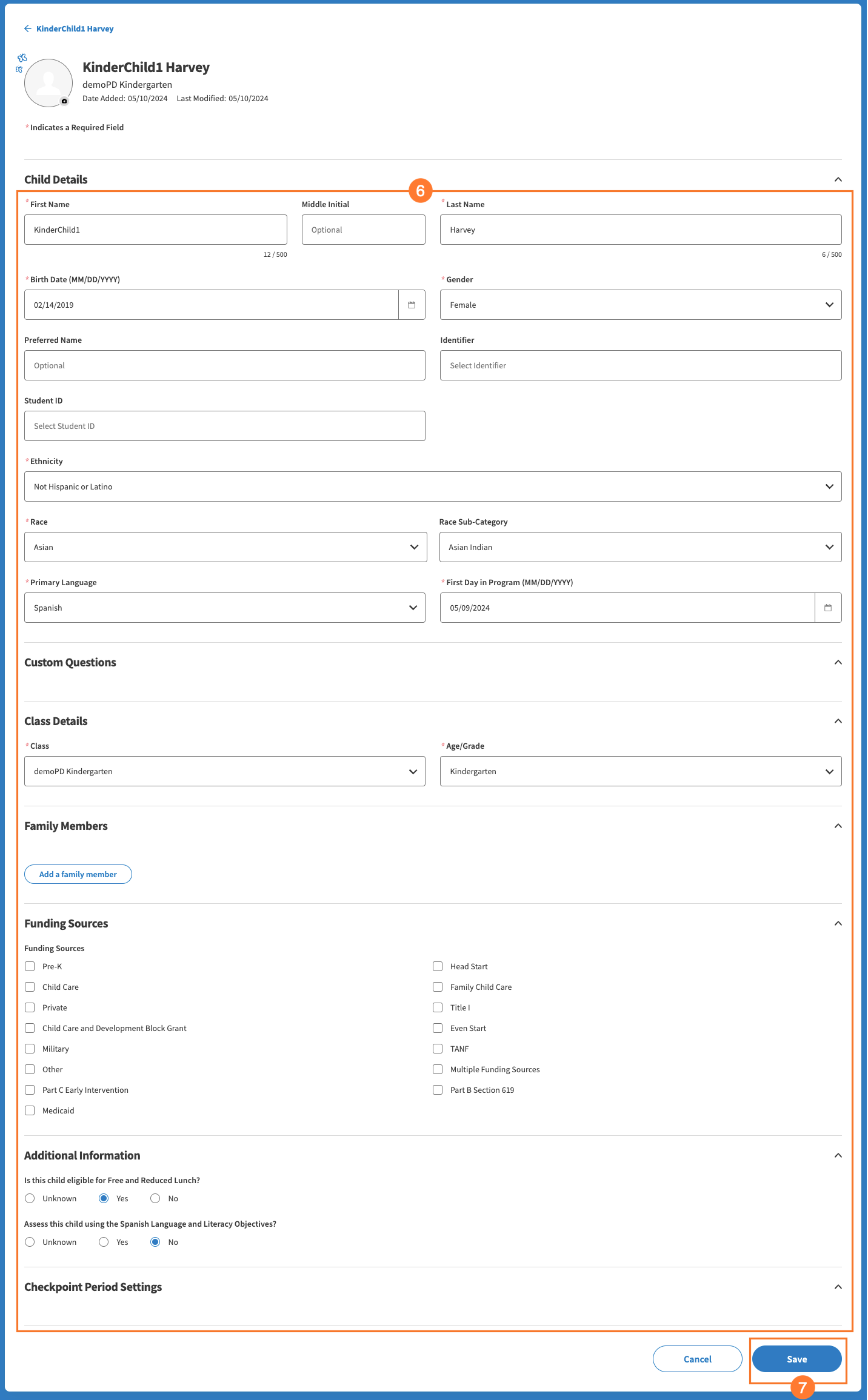 Editing Children in SmartTeach - Teachers
