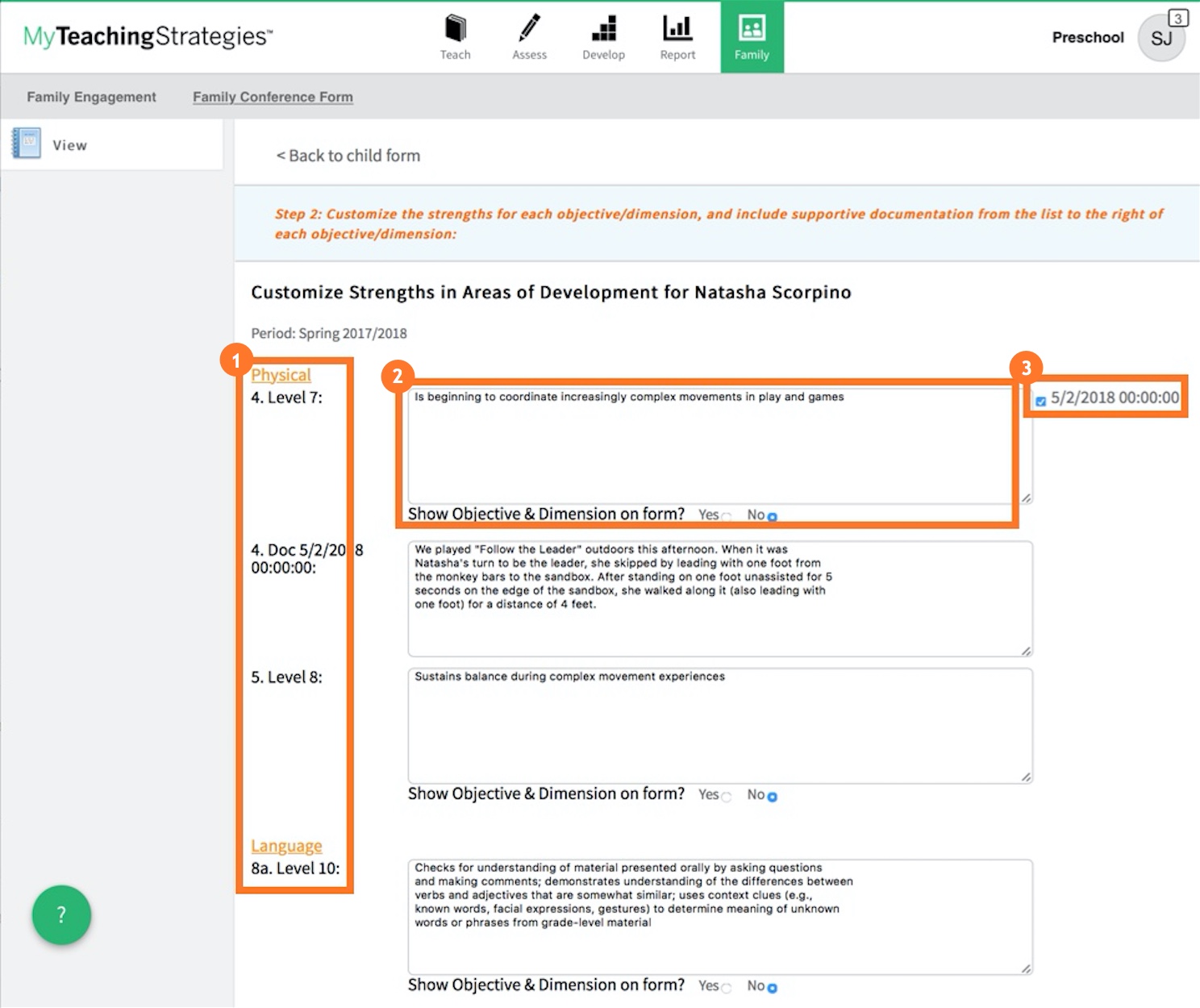 Family Conference Forms
