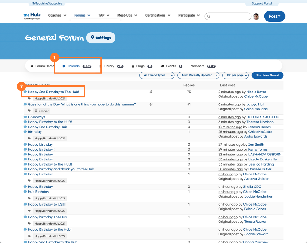 Getting Started in The Hub