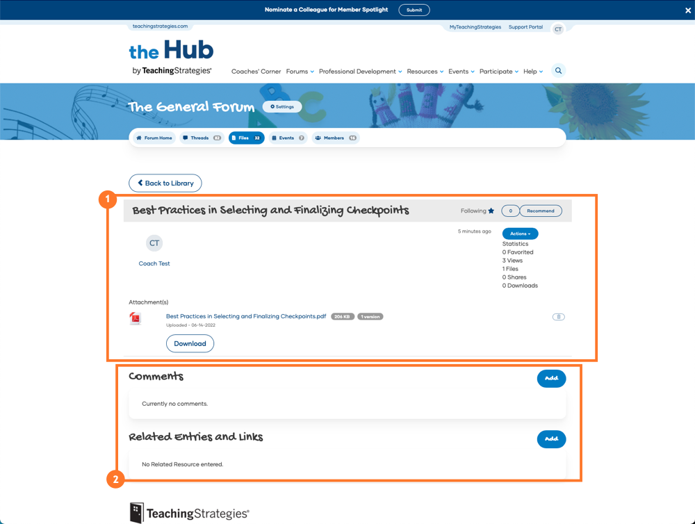 Participating in Discussion Forums in The Hub
