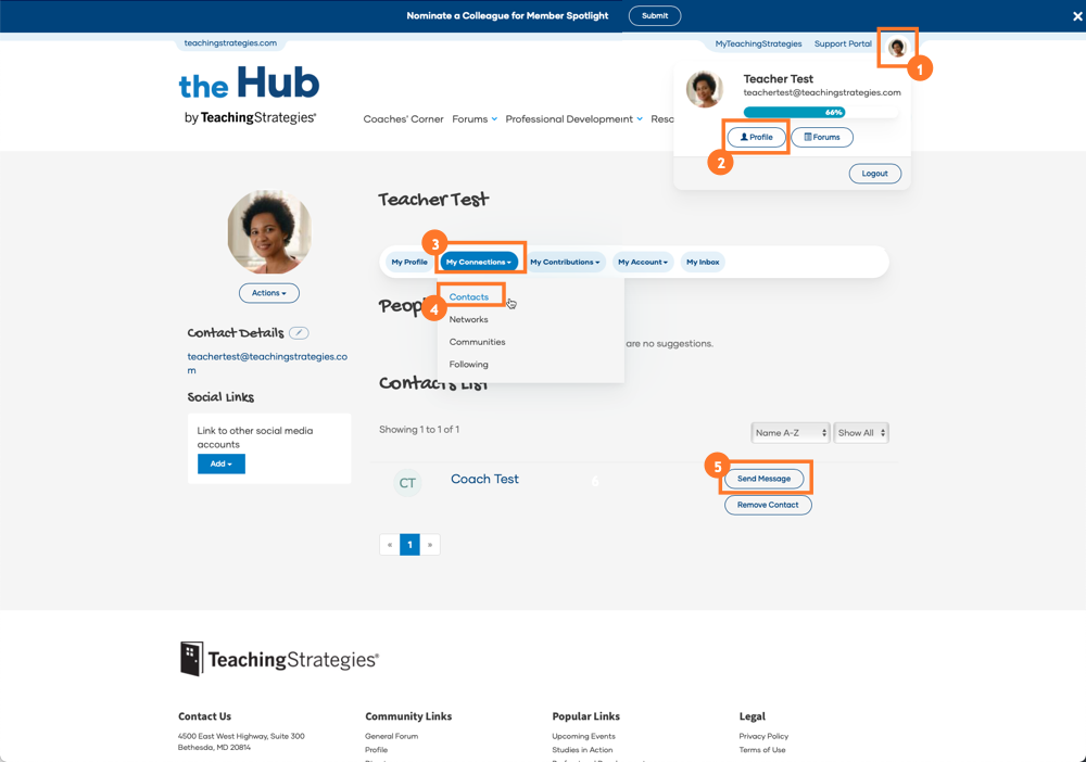 Connecting with Other Educators on The Hub