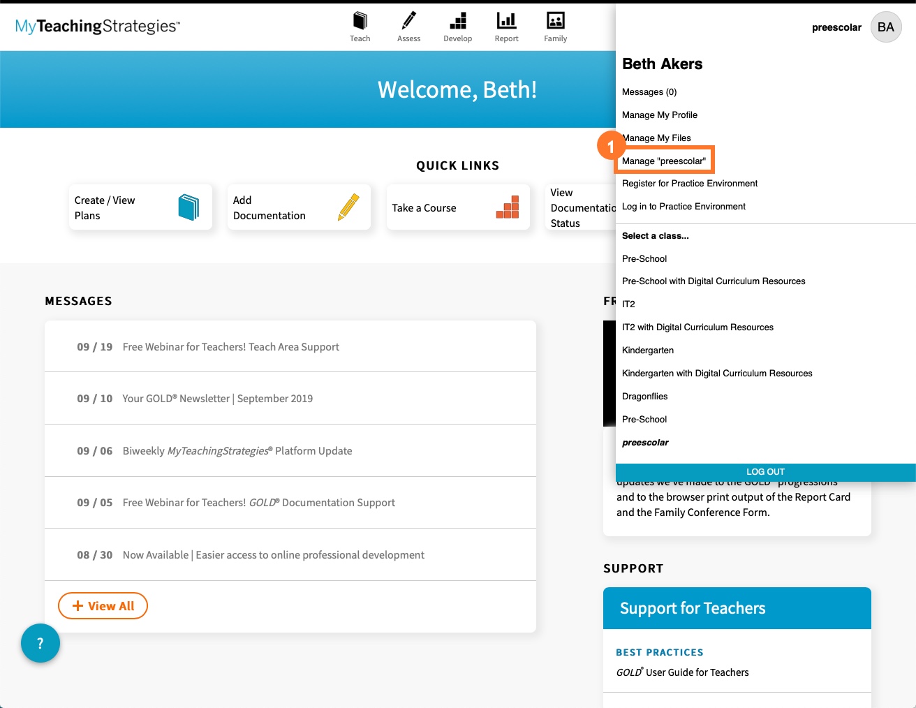 Deleting a Child Record on SmartTeach - Teachers