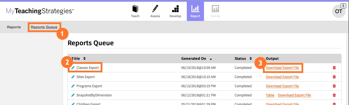 How do I generate a full list of classes in SmartTeach?
