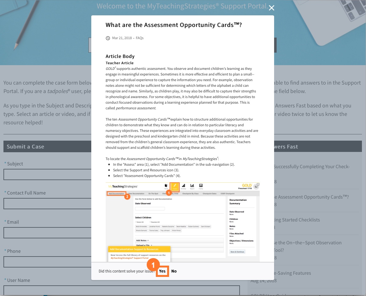 Using the SmartTeach Support Portal