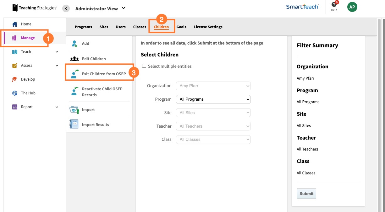 Exiting / Transitioning / Reactivating Children From an IFSP / IEP