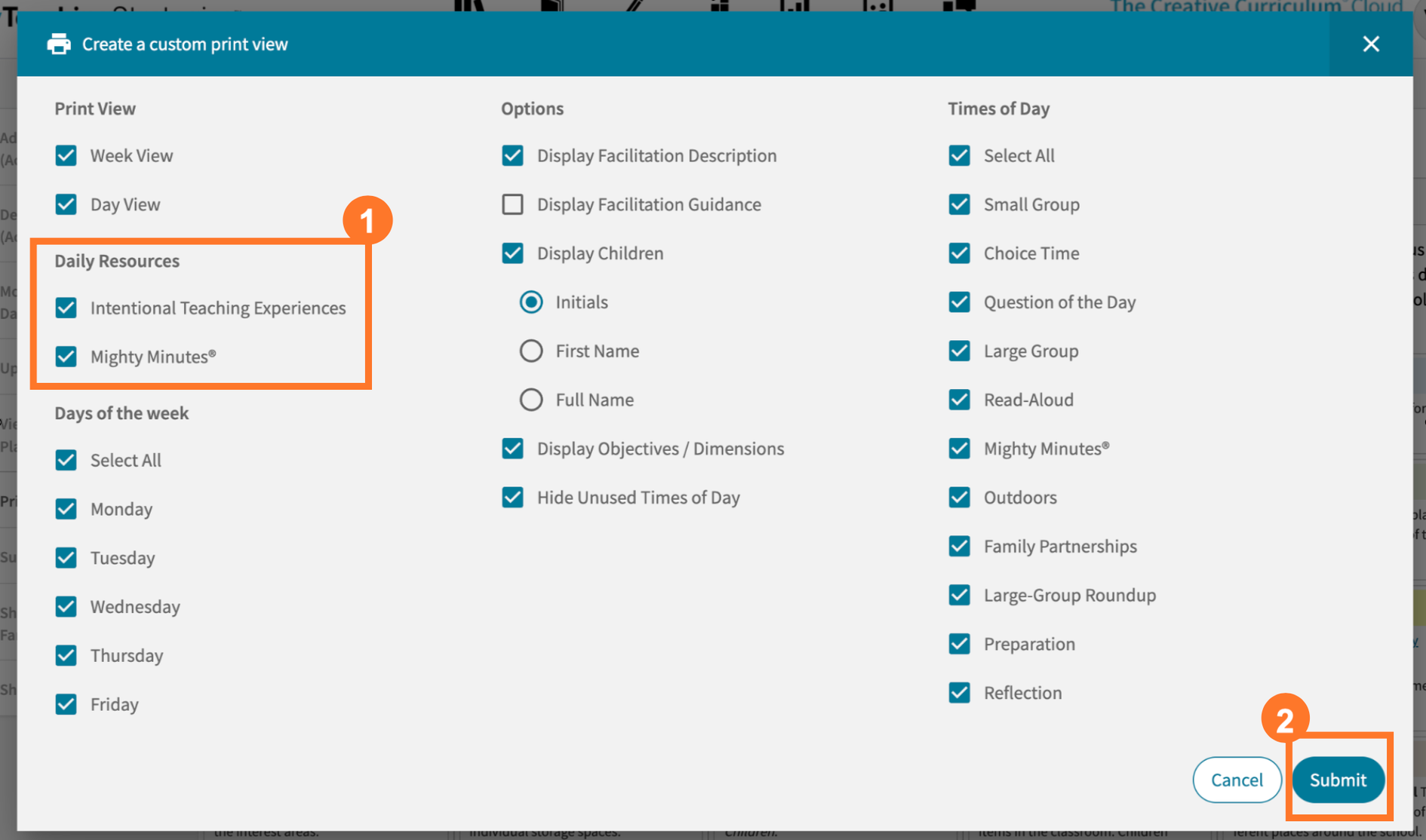 Now Available: Print Intentional Teaching Experiences and Mighty ...
