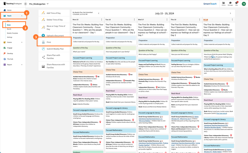 Now Available: Print Intentional Teaching Experiences and Mighty ...