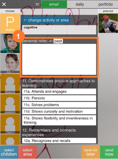 Adding Documentation with the MyTeachingStrategies Mobile App - Tadpoles Users