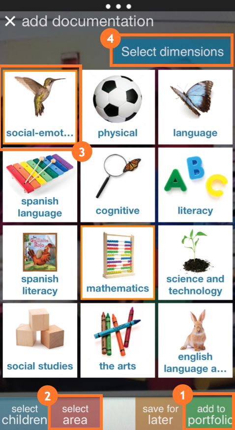 Adding Documentation with the MyTeachingStrategies Mobile App