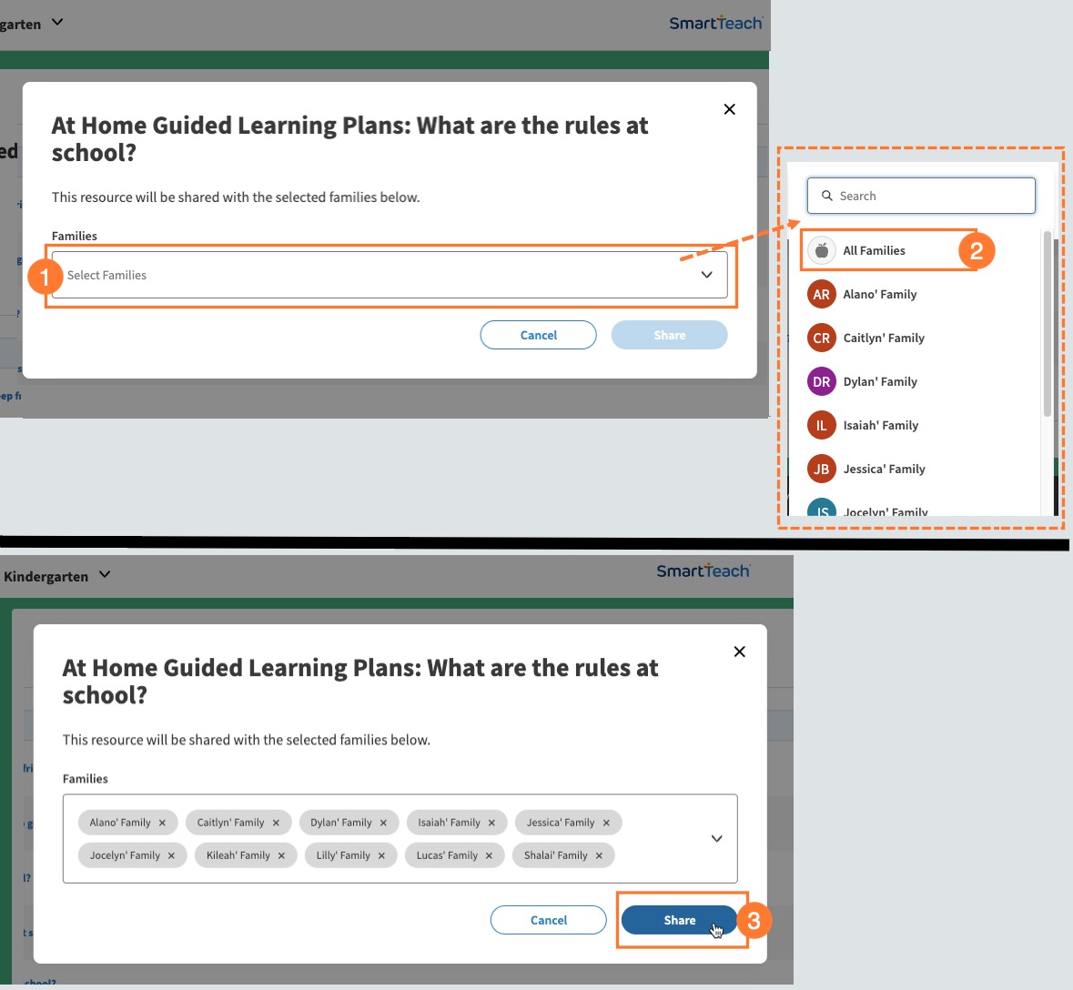 Sharing At-Home Guided Learning Plans with Families