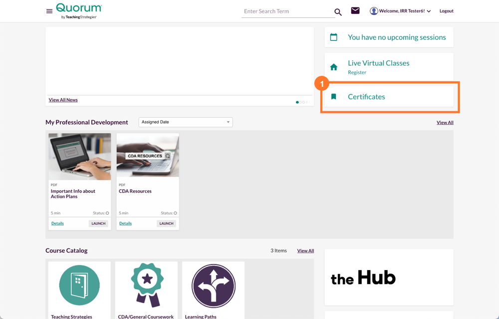 Completing the Interrater Reliability Certification Experience in Quorum