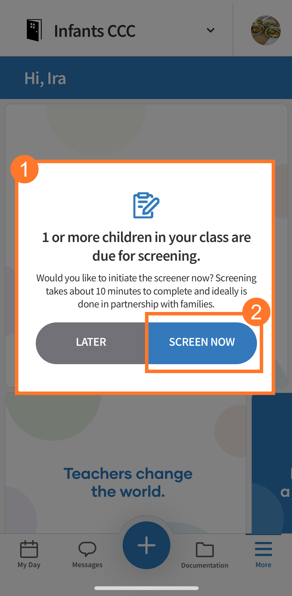 How will I know when children are due for screening?