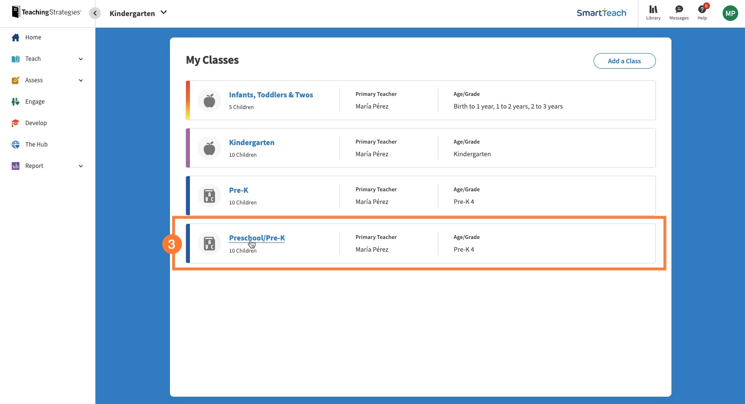 Managing Family Members in SmartTeach