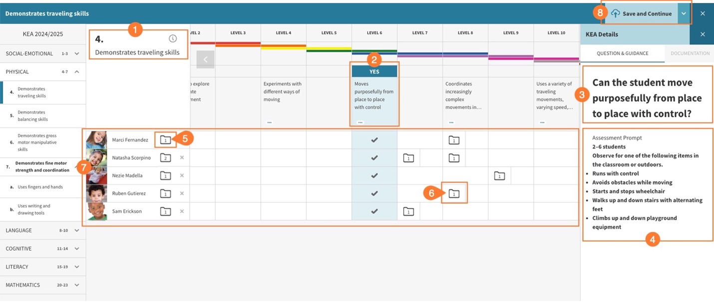 Using the KEA Survey