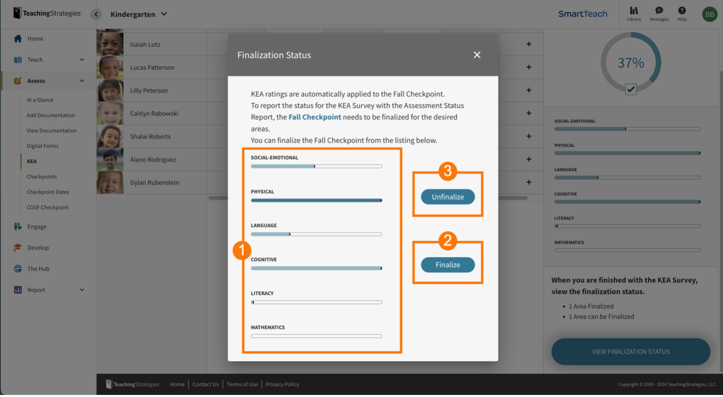 Using the KEA Survey