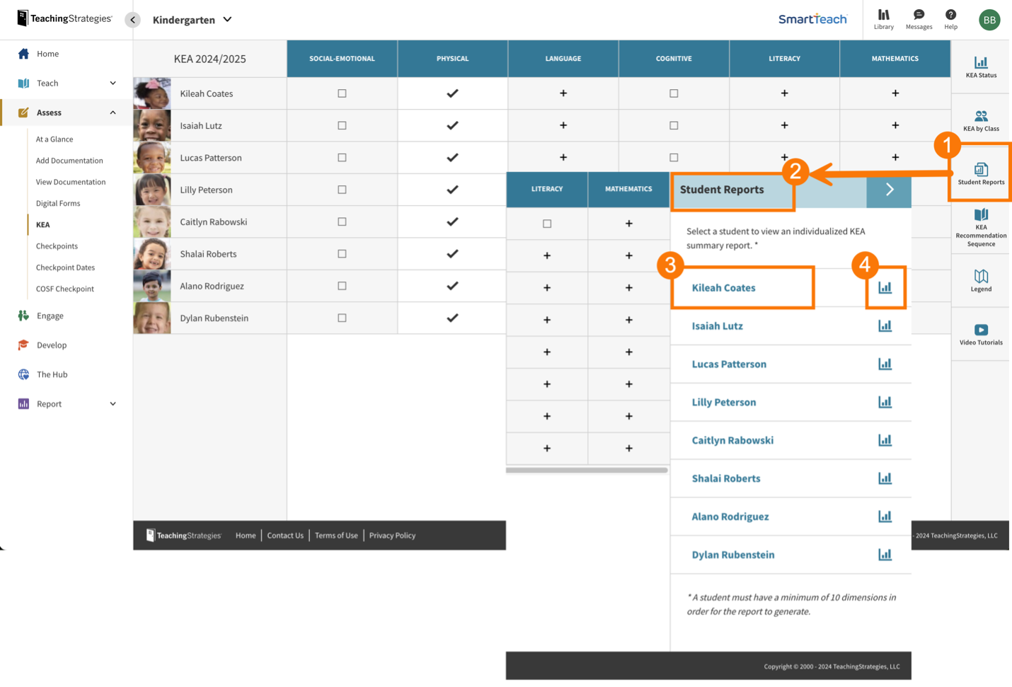 Using the KEA Survey