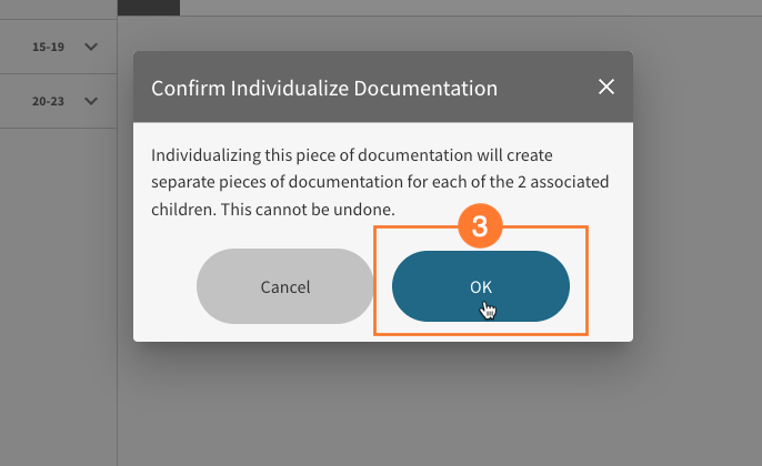How do I individualize documentation?