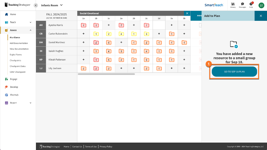 Using the Assessment At-a-Glance Dashboard