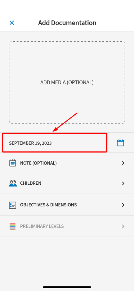 Adding Documentation in the Teaching Strategies Teacher App
