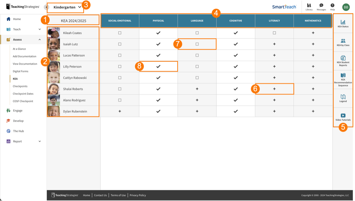Using the KEA Survey