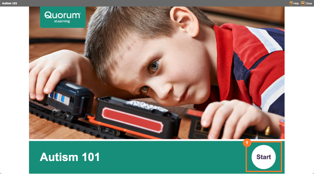 Completing On-Demand Courses in Quorum