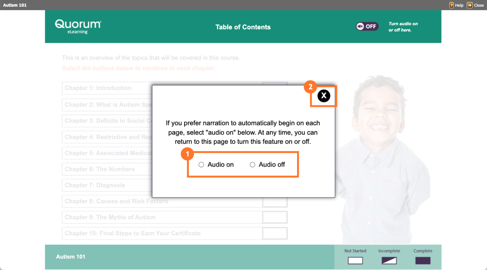 Completing On-Demand Courses in Quorum