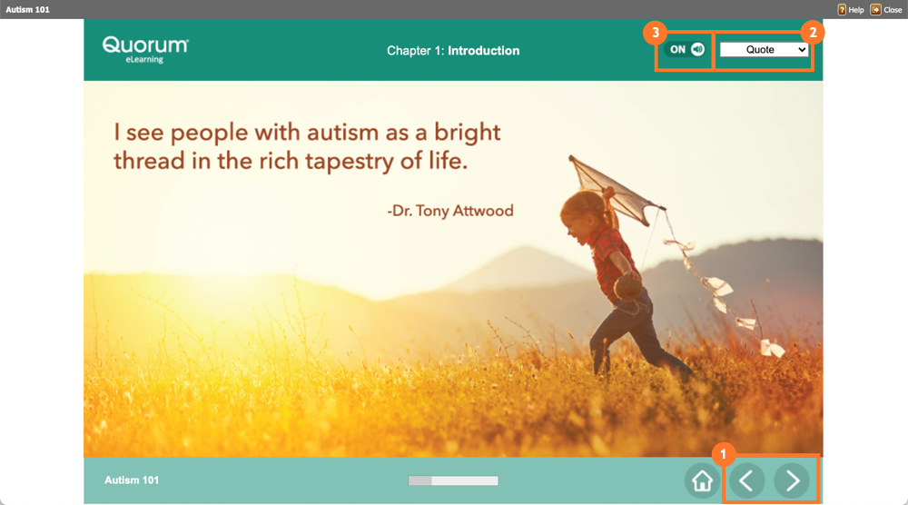 Completing On-Demand Courses in Quorum