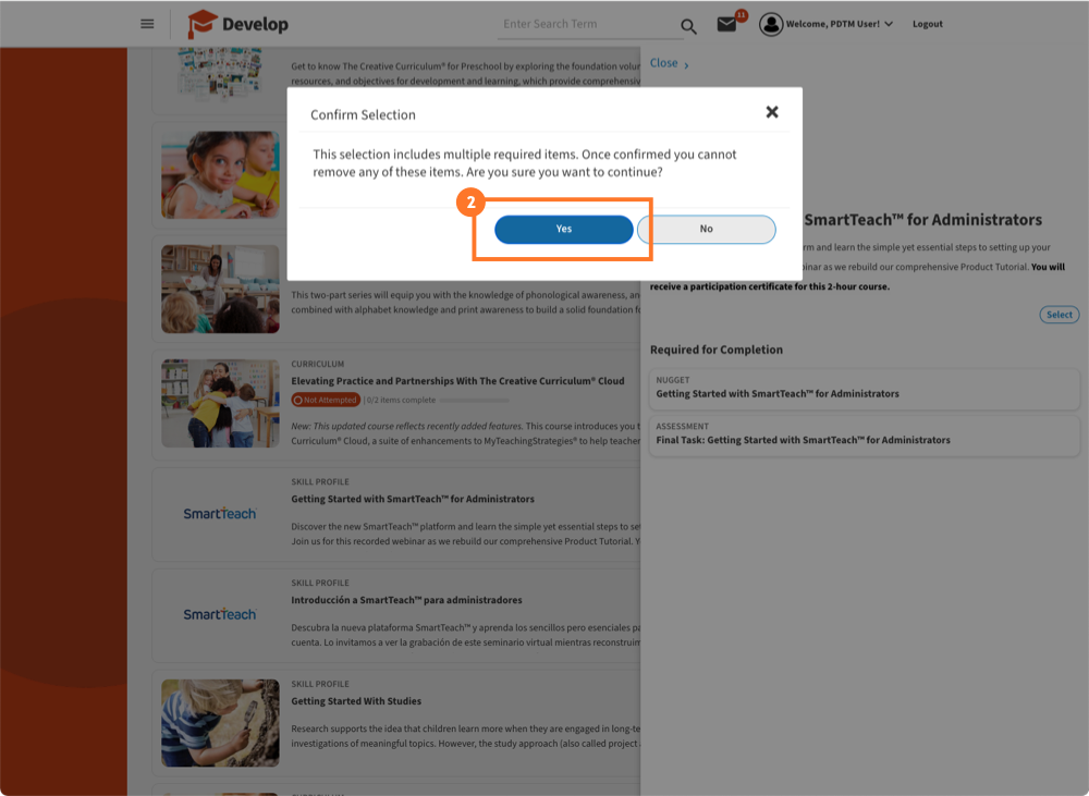 Completing Product Tutorials in Quorum