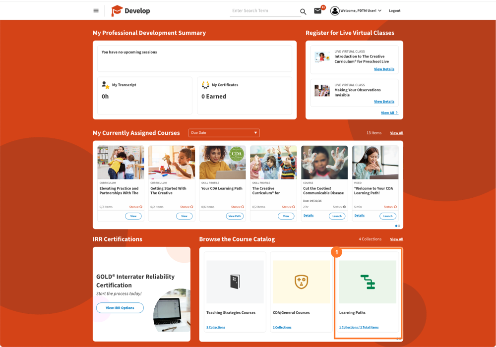 Completing Learning Paths in Quorum