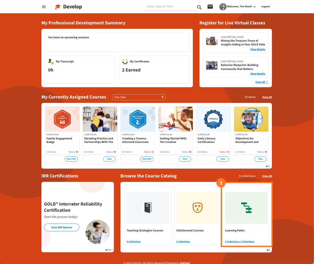 Completing Learning Paths in Quorum