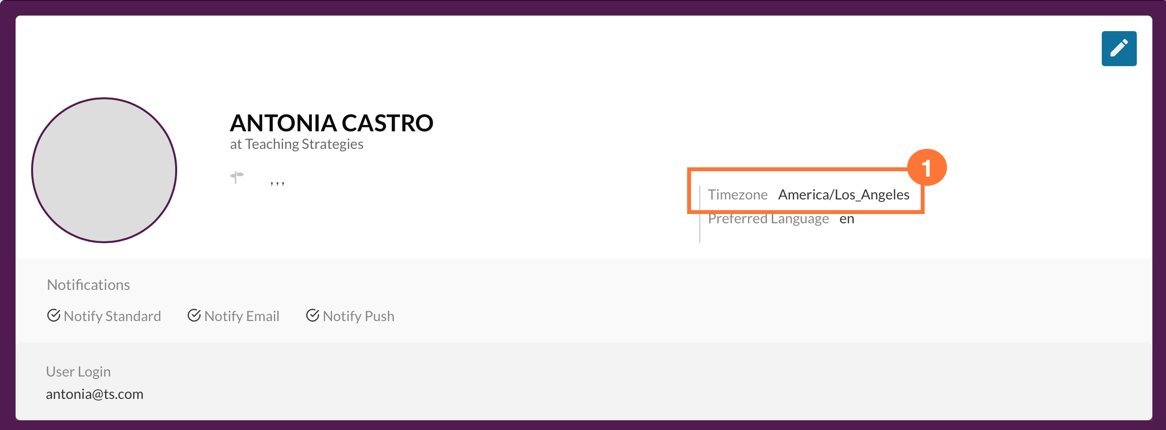 How do I update my time zone in Quorum?