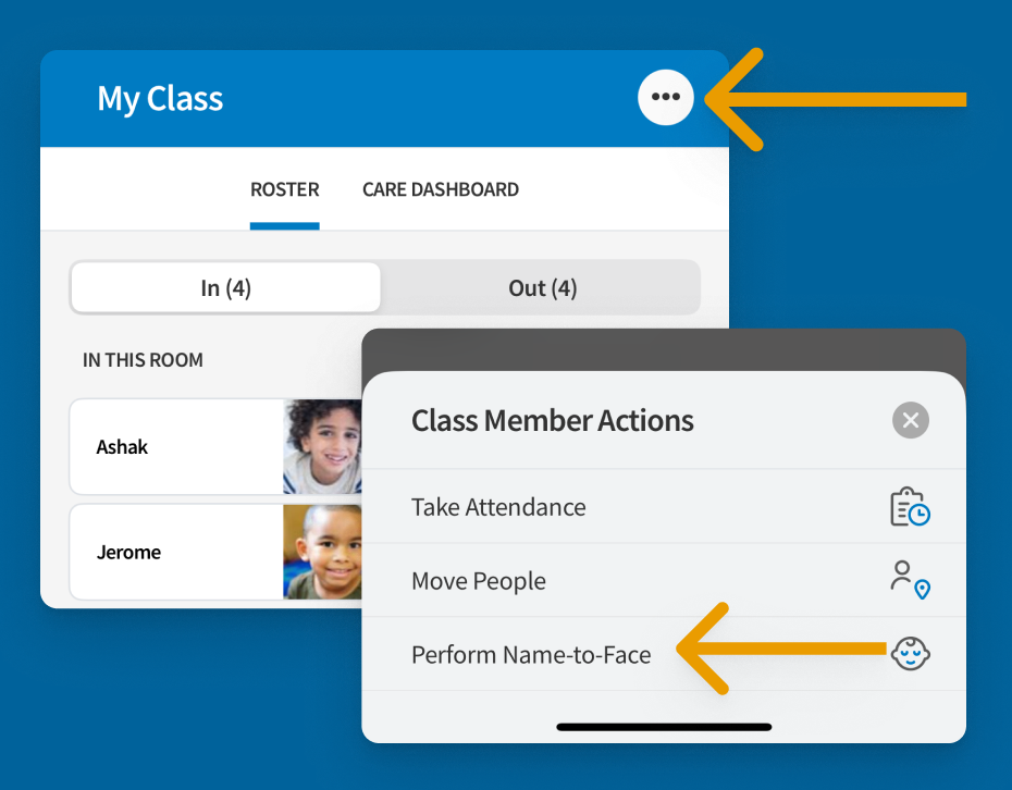 Perform a Name-to-Face Check Using the SmartTeach® App