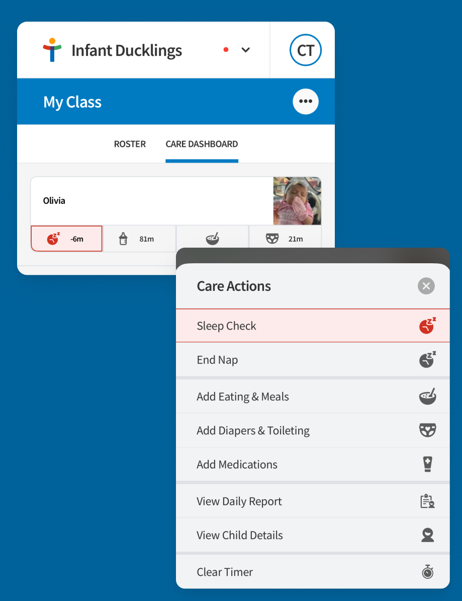 Performing Sleep Checks in the SmartTeach® App