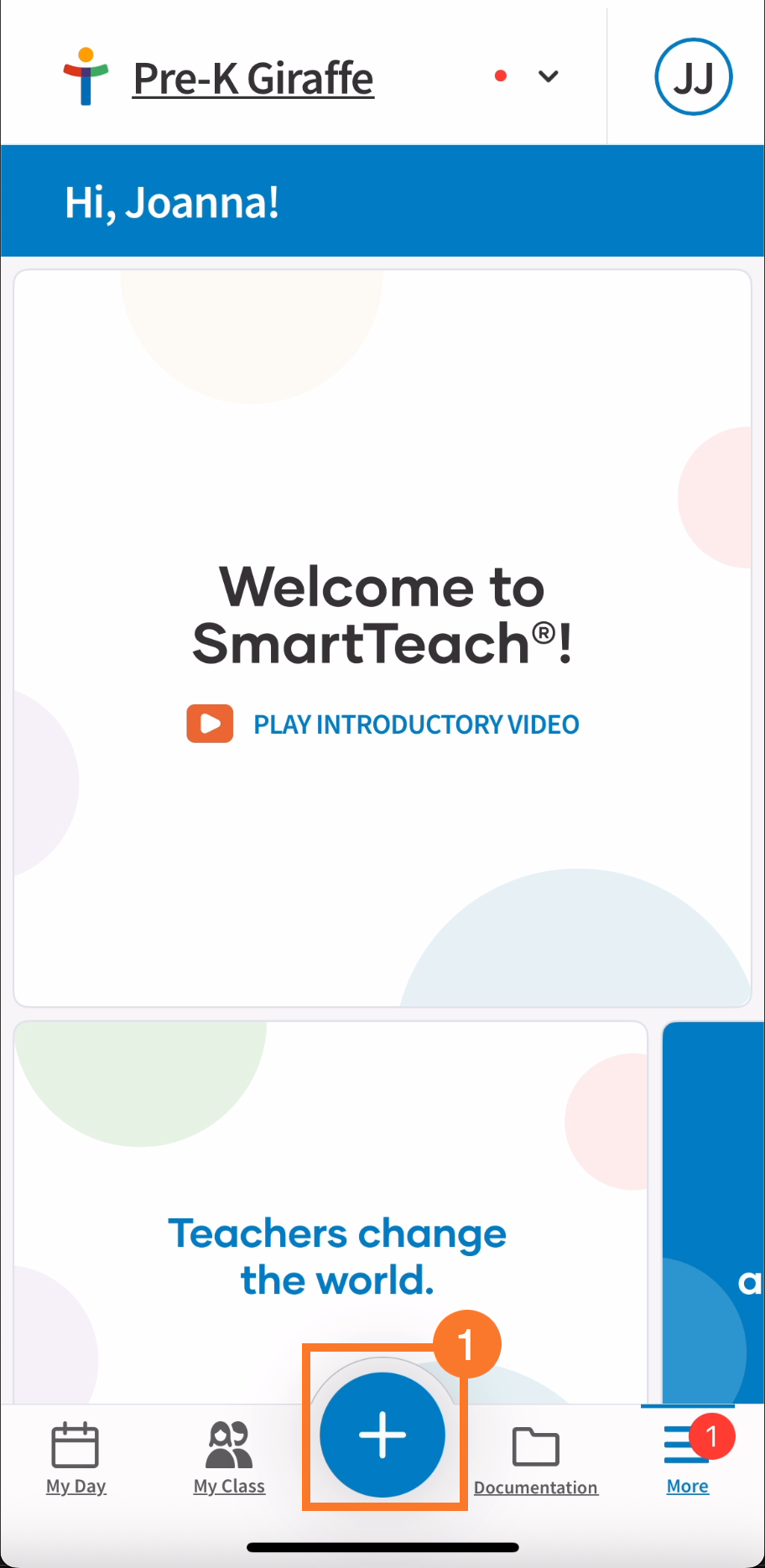 Adding Documentation in the SmartTeach® Mobile App
