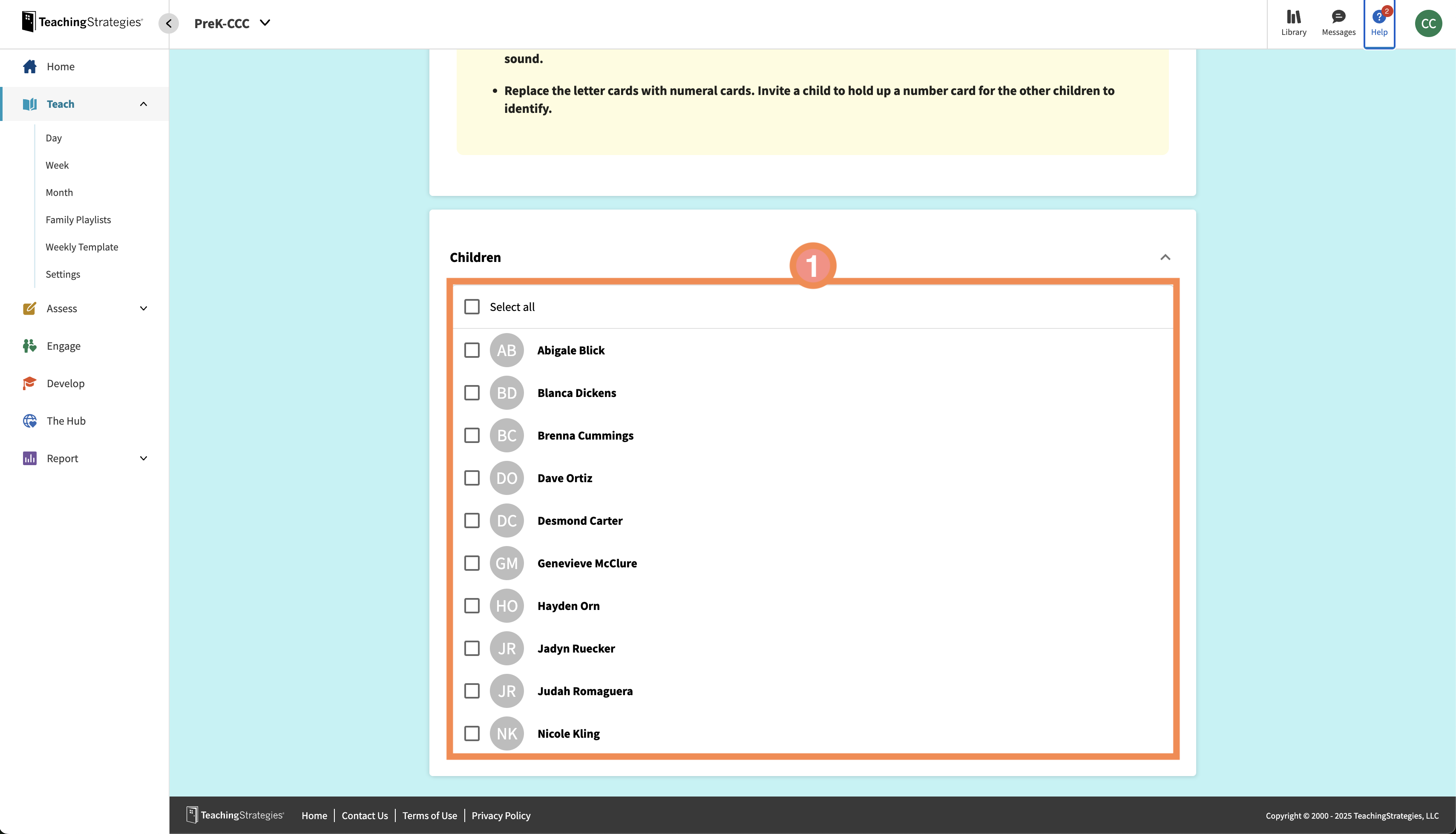 Planning and Assessing Mighty Minutes