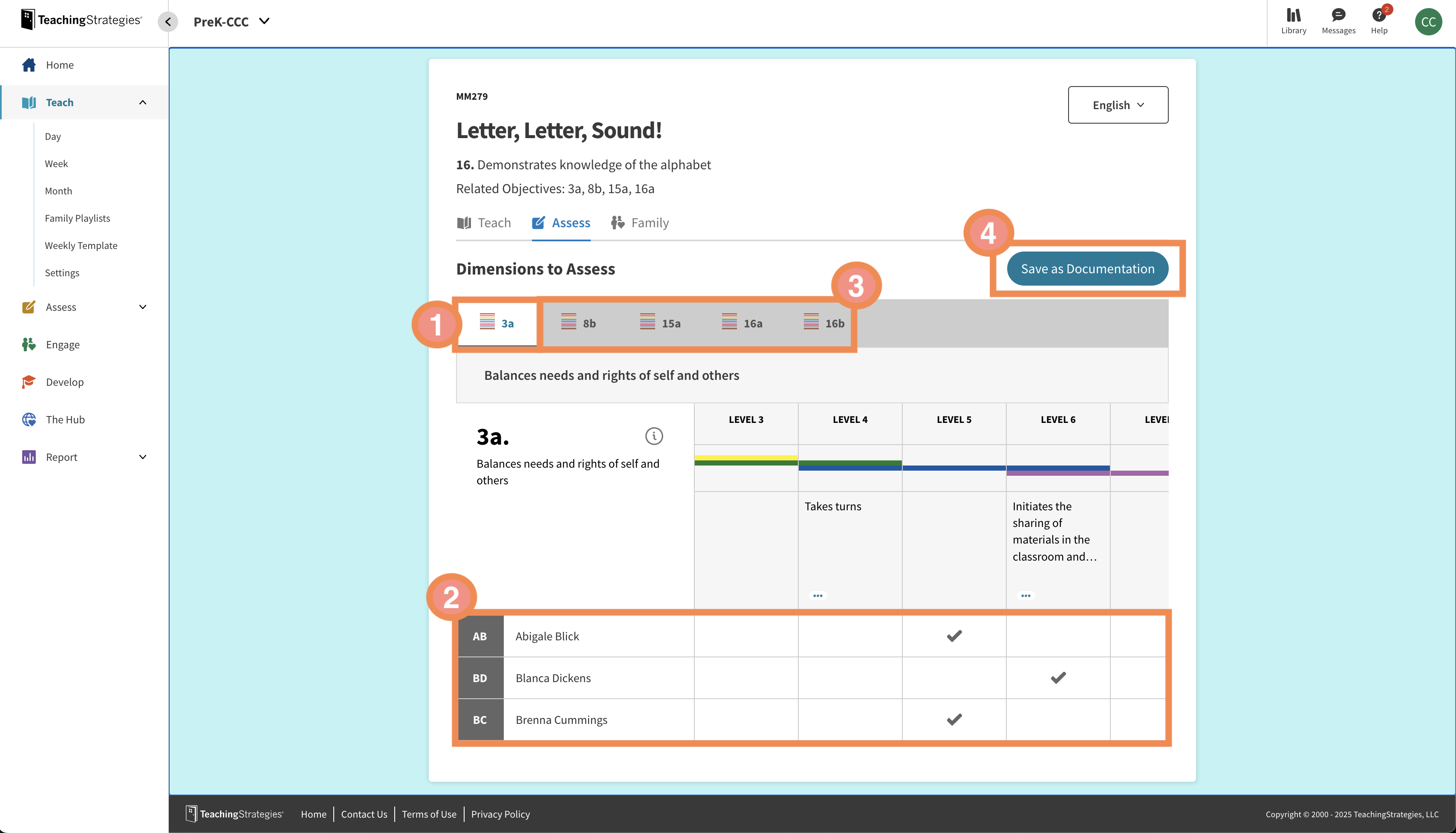 Planning and Assessing Mighty Minutes