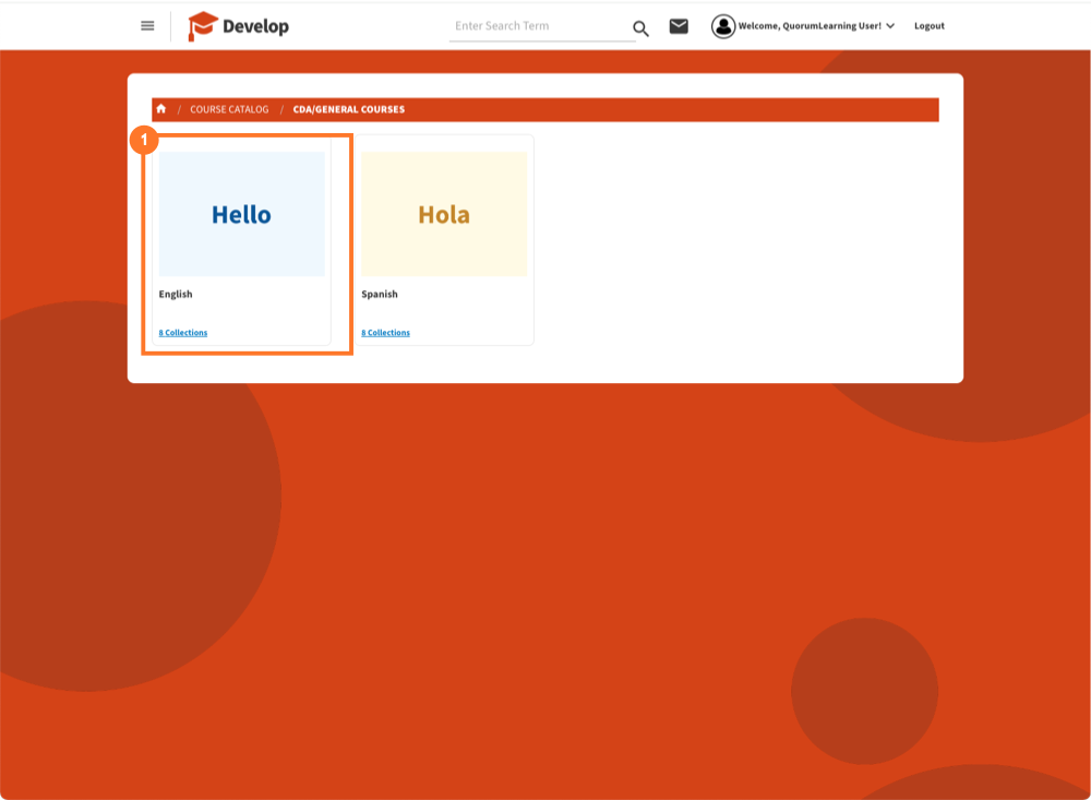 Which courses do I have to take on Quorum for the required CCDF Health ...