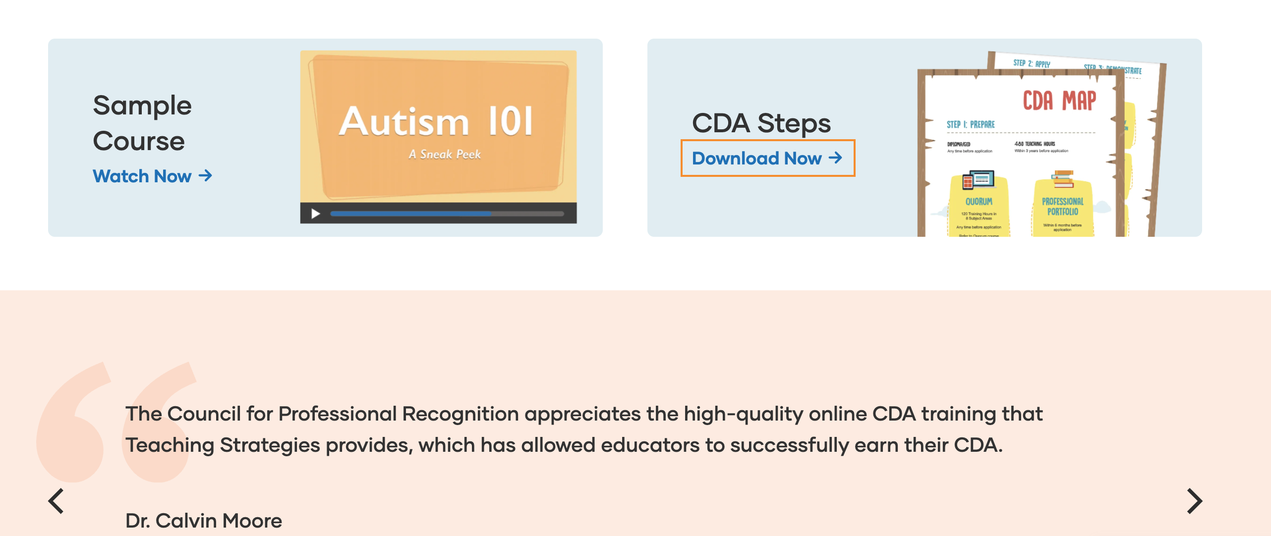 How do I get my CDA on Quorum?